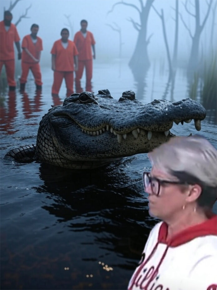 Phillies Karen in 'Karen Protection Program' at Alligator Alcatraz ...