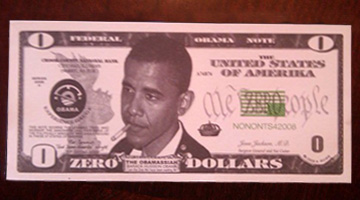 Obama to Have Face On New Dollar Note - Daily Squib