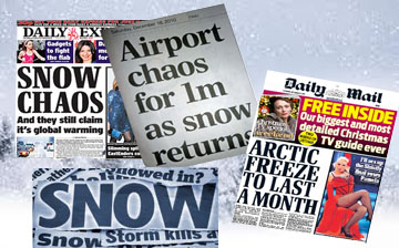 Britain Set to Be Hit With More Snow Headlines - Daily Squib