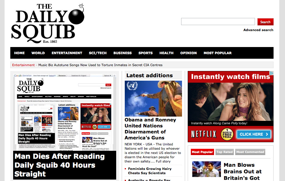 Man Dies After Reading Daily Squib 40 Hours Straight - Daily Squib